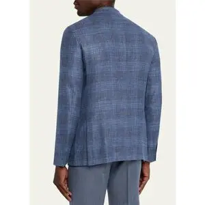 Zegna Melange Windowpane Sport Coat