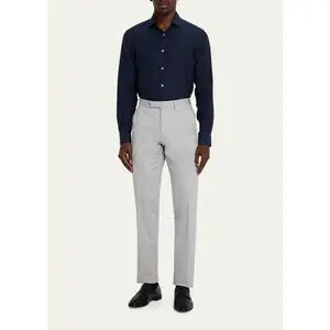 Zegna Cotton-stretch Modern Fit Trousers