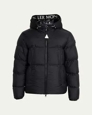 Moncler Montcla Hooded Short Down Jacket - Black
