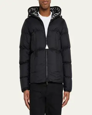 Moncler Montcla Hooded Short Down Jacket - Black