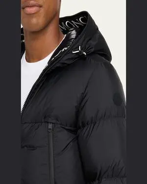 Moncler Montcla Hooded Short Down Jacket - Black