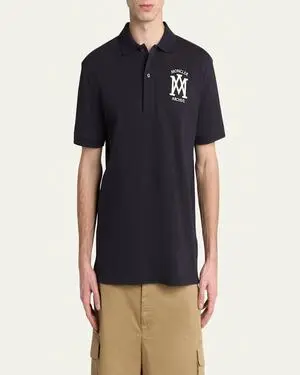 Moncler Cotton Archive Logo Polo Shirt