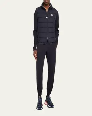 Moncler Contrin Puffer Vest - Navy