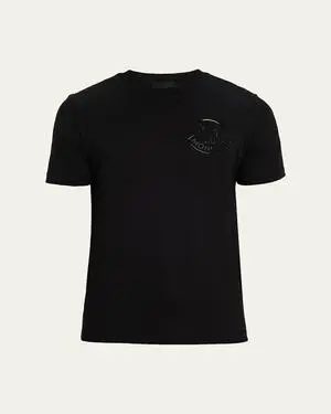 Moncler Glossy Logo Crewneck T-shirt