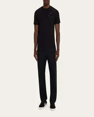 Moncler Glossy Logo Crewneck T-shirt