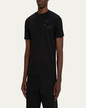 Moncler Glossy Logo Crewneck T-shirt