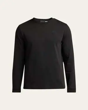 Moncler Cotton Graffiti Logo Long-sleeve T-shirt