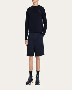 Moncler Monogram Appliqué Crewneck Sweater