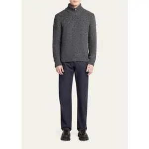 Moncler Ribbed Full-zip Sweater