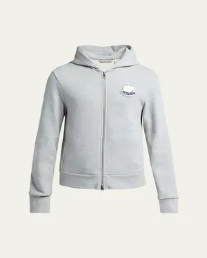 Moncler Chenille-logo Full-zip Hoodie