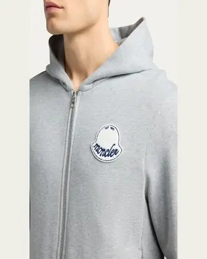 Moncler Chenille-logo Full-zip Hoodie