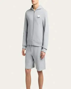 Moncler Chenille-logo Full-zip Hoodie