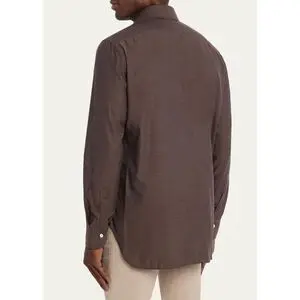 Kiton Cotton Sport Shirt - Brown