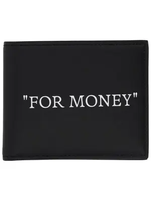 Off-White Leather Wallet - Black