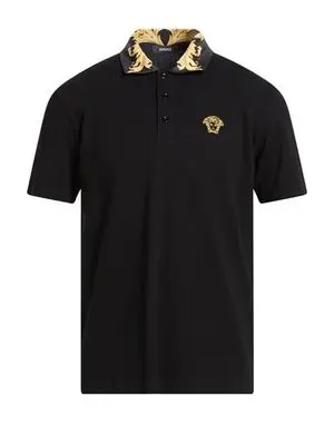 Versace Short Sleeve Polos For Men