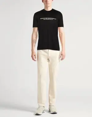 Emporio Armani T-shirt Size Lyocell, Cotton - Black