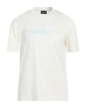 Emporio Armani T-shirt Size Lyocell, Cotton - Ivory