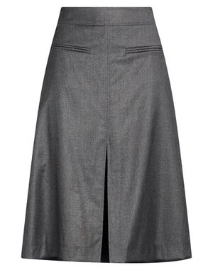 DRUMOHR Midi Flared Skirt - Grey