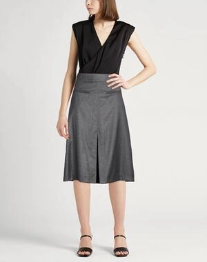 DRUMOHR Midi Flared Skirt - Grey