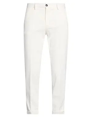 LIU •JO MAN Pants Size Cotton, Elastane - White