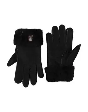 PARAJUMPERS Sheepskin Gloves - Black
