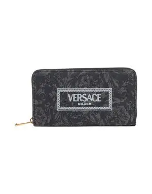 Versace Wallet Textile Fibers