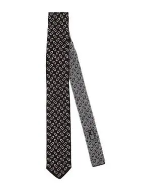 DRUMOHR Jacquard-knit Necktie - Brown