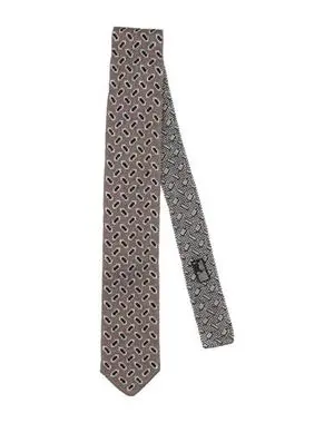 DRUMOHR Jacquard-knit Necktie - Grey