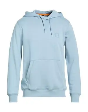 BOSS Cotton French Terry Hoodie - Blue