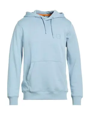 BOSS Cotton French Terry Hoodie - Blue