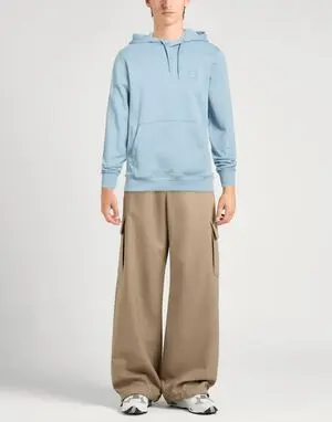 BOSS Cotton French Terry Hoodie - Blue