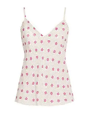 Paul & Joe Silk Polka-dot Camisole - White