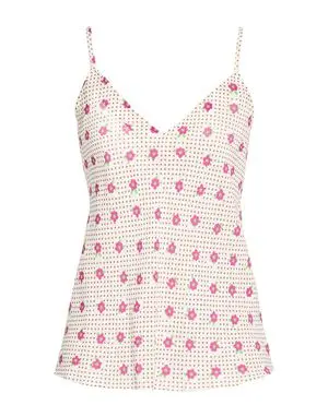 Paul & Joe Silk Polka-dot Camisole - White
