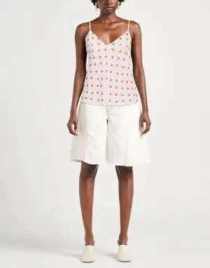 Paul & Joe Silk Polka-dot Camisole - White