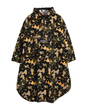 Iceberg Cotton Camouflage-print Hooded Cape