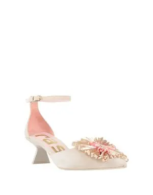 RAS Pumps With Floral Appliqués