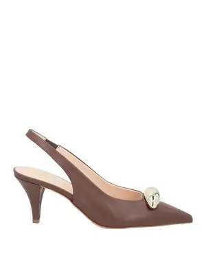 OVYE Leather Slingback Pumps