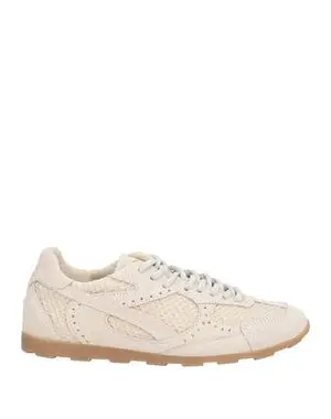 OVYE Suede And Technical Fabric Sneakers - Ivory