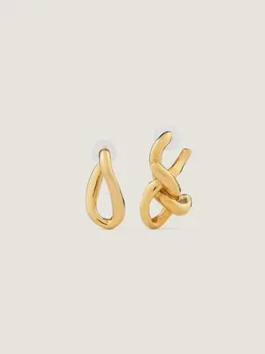 Givenchy Chain Link Asymmetric Earrings - Multicolor