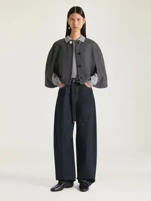 Givenchy Wool And Cashmere Cropped Cape