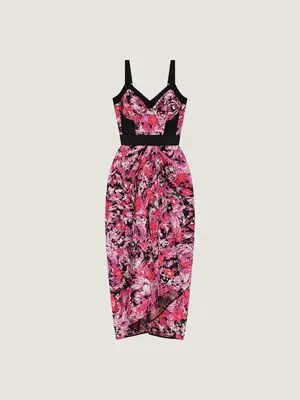 Givenchy Floral Jacquard Midi Dress