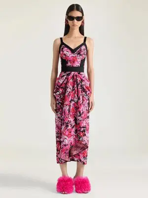 Givenchy Floral Jacquard Midi Dress