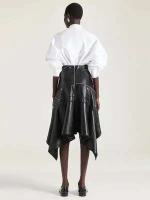 Givenchy Cocoon Slashed Poplin Shirt