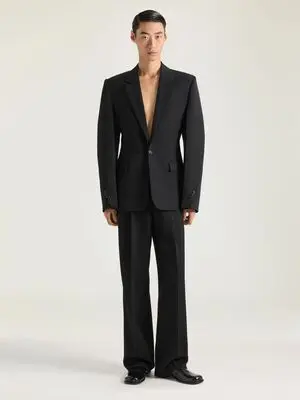 Givenchy Single-breasted Form Fit Jacket In Wool