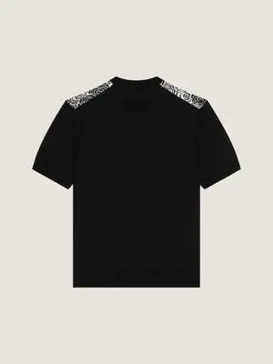 Givenchy T-shirt In Cotton Knit With Flowers Print