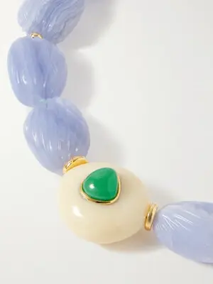 LIZZIE FORTUNATO Andalusia Gold-plated Multi-stone Necklace