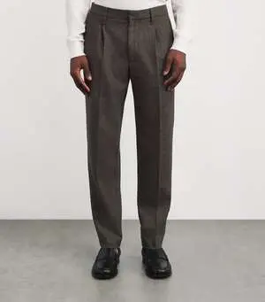 Rag & Bone Wool Pleated Wide-leg Trousers