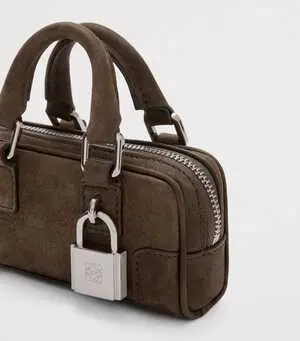 Loewe Mini Amazona Nano Top-handle Bag - Grey