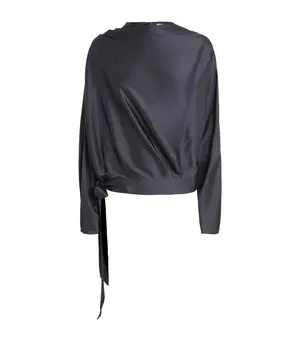 Staud Silk-blend Phoebe Top