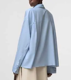 Loewe Wool-silk Draped Shirt
